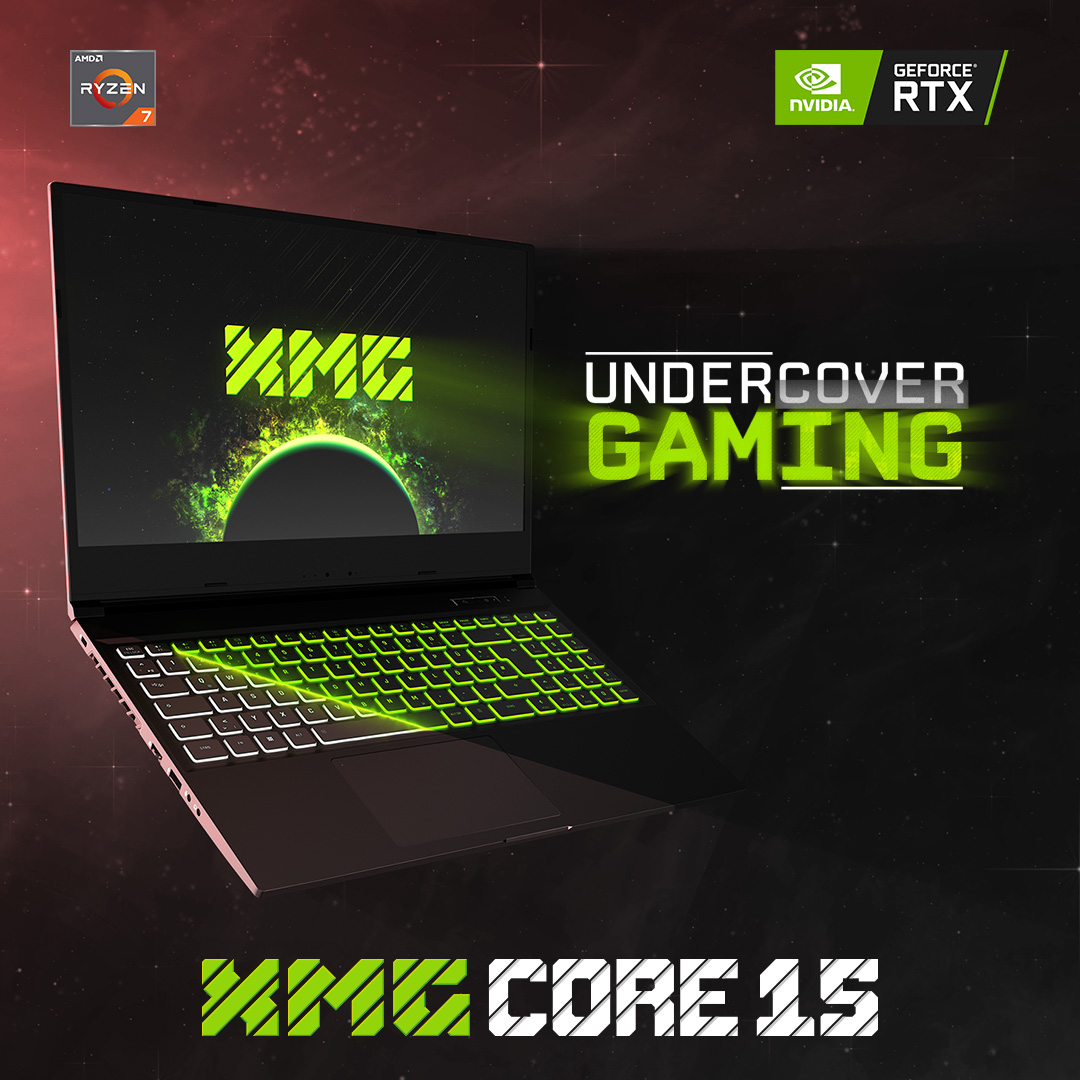 XMG CORE 15 AMD (M20) | Undercover Gaming Laptop